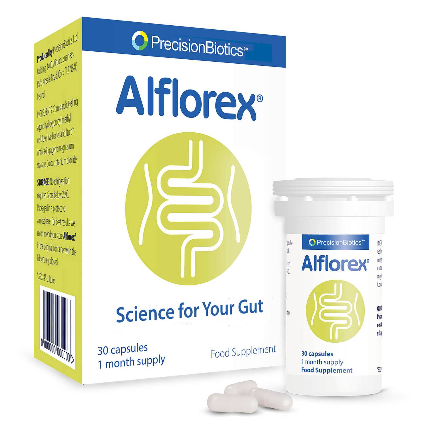 Alflorex Probiotic PrecisionBiotics 30 Capsules – MicroBio Health™