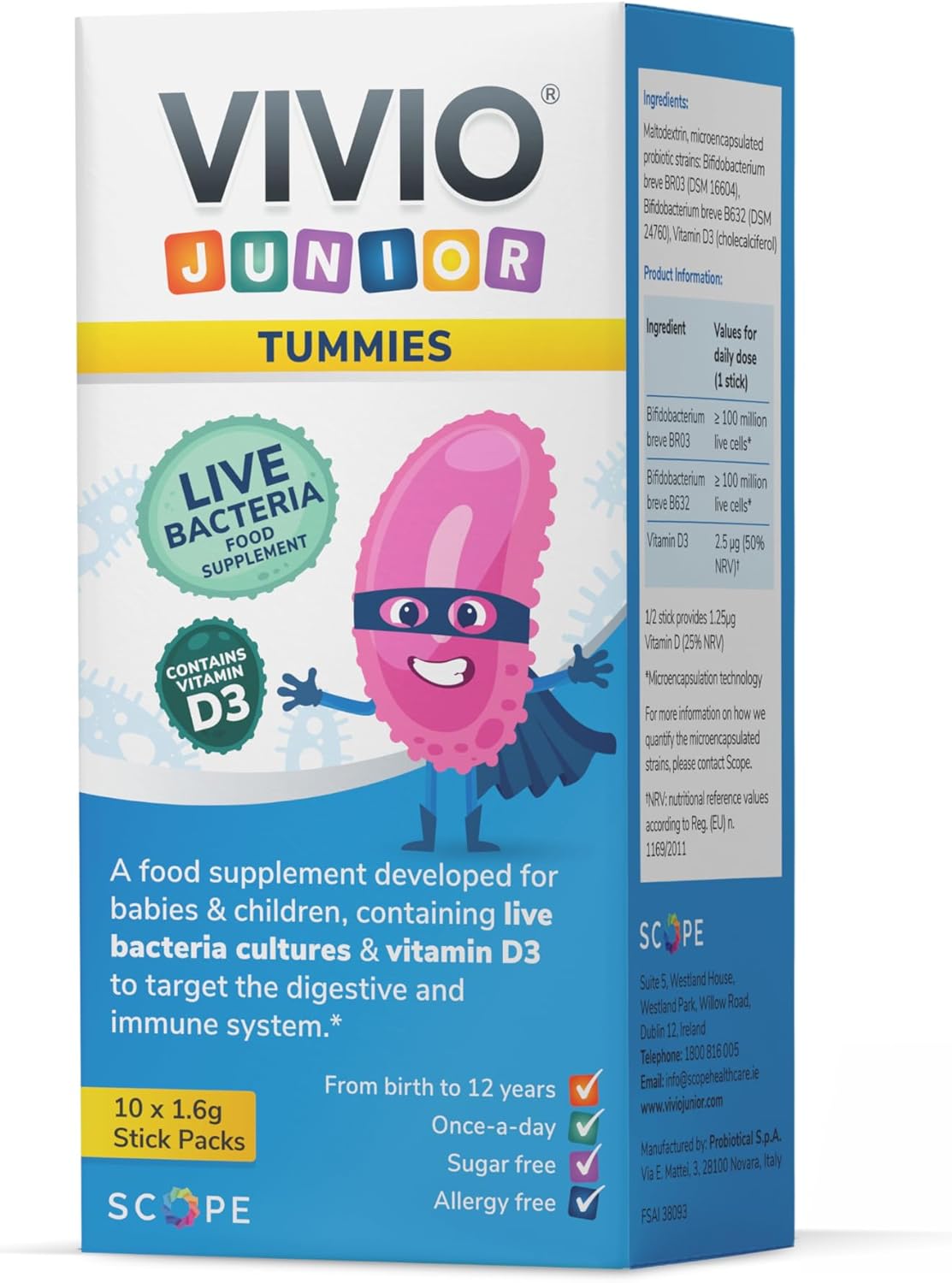 Vivio Junior Tummies Bifibaby Drops | Premium Quality by MicroBio ...
