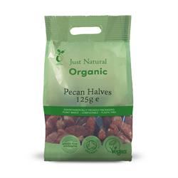 Just Natural Pecan Halves 125g | Premium Quality by MicroBio Health ...