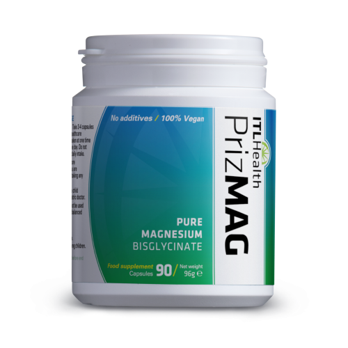 PrizMag Magnesium Bigylcinate 90 - Digestive Health & Sleep Support Fo ...