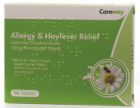 Careway Allergy & Hayfever Relief 14 Tablets – MicroBio Health™
