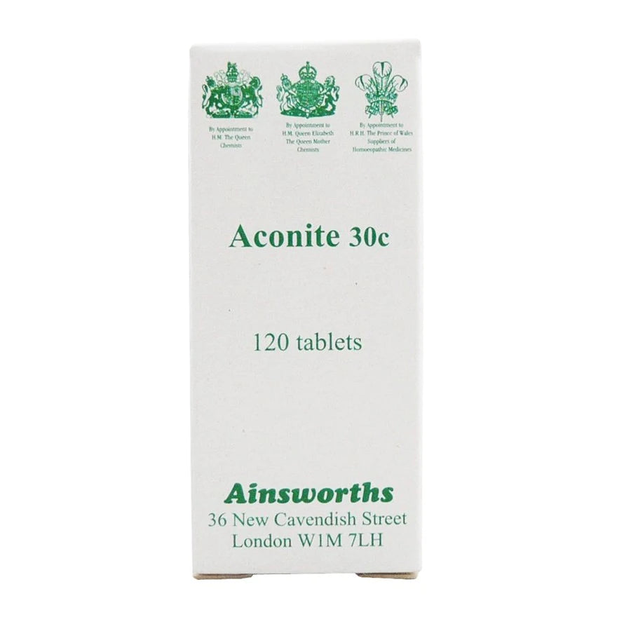 Ainsworths Aconite 30C 120 Tablets – MicroBio Health™