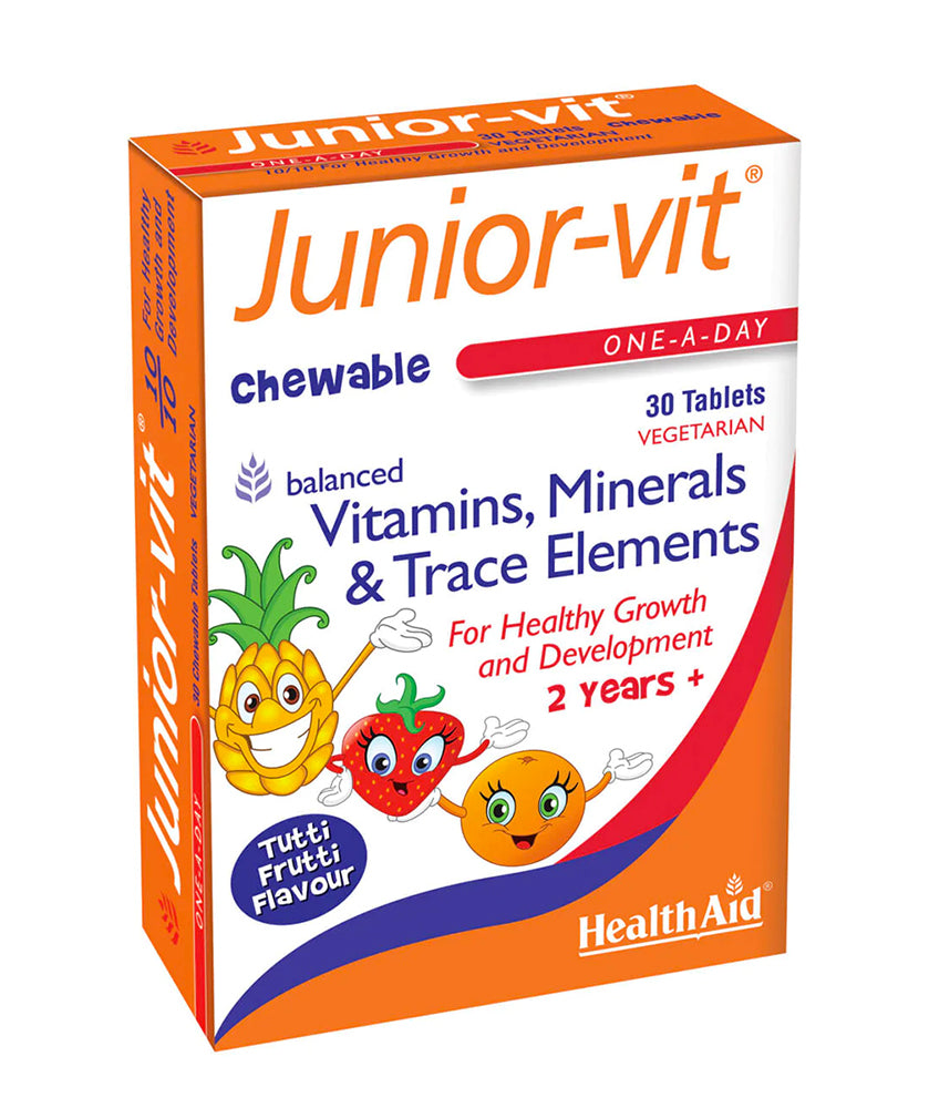 Health Aid Junior Vit 30 Chewable Tablets – MicroBio Health™
