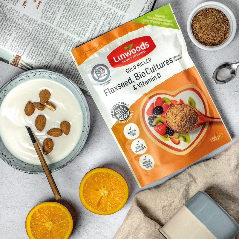 Linwoods Flaxseed, BioCultures & Vitamin D 360g – MicroBio Health™