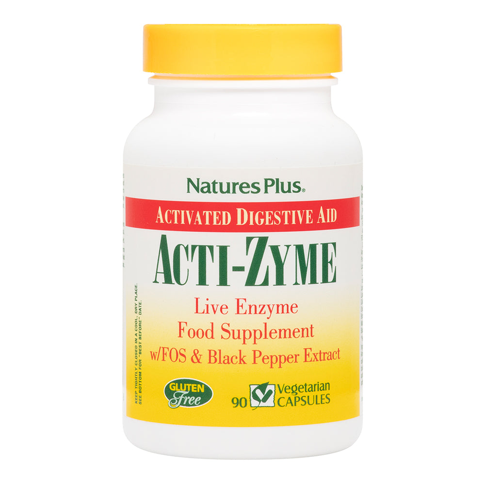 Natures Plus Acti-Zyme 90 Capsules – MicroBio Health™