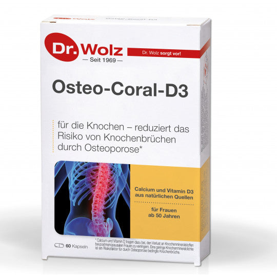 Dr Wolz Osteo Coral D3 60 Capsules – MicroBio Health™