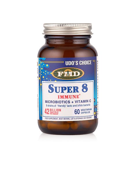 Udos Choice Super 8 Immune Microbiotics 60 Capsules – MicroBio Health™