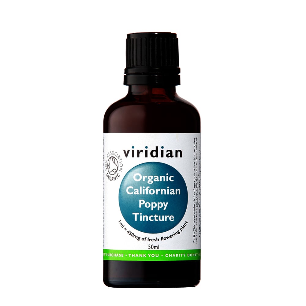 Viridian Organic California Poppy Tincture 50ml – MicroBio Health™